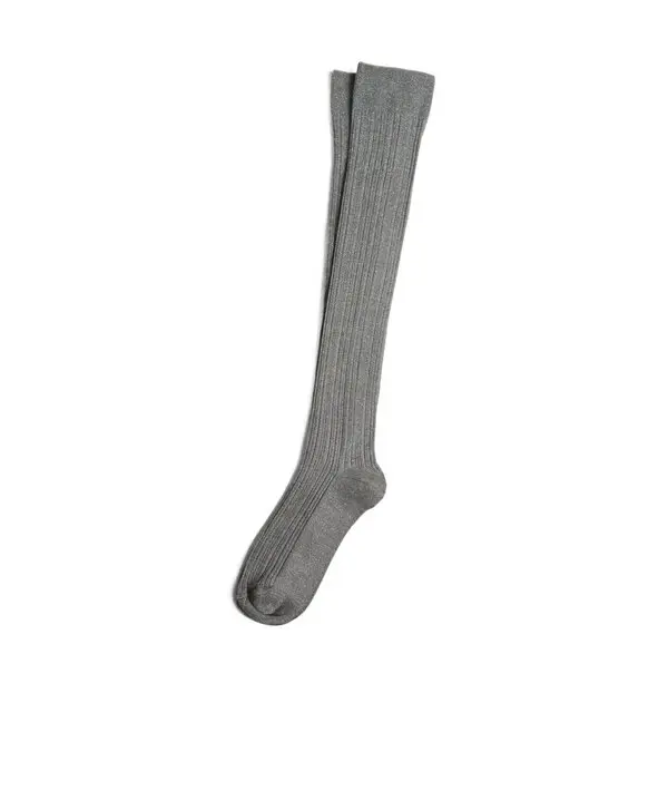 Brunello Cucinelli Lam Effect Knitted Socks
