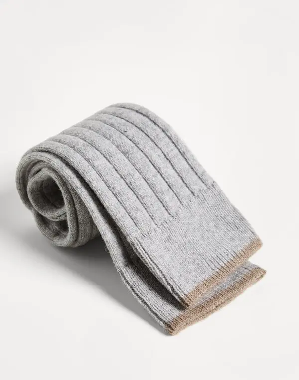 Brunello Cucinelli Ribbed Knit Calf-length Socks