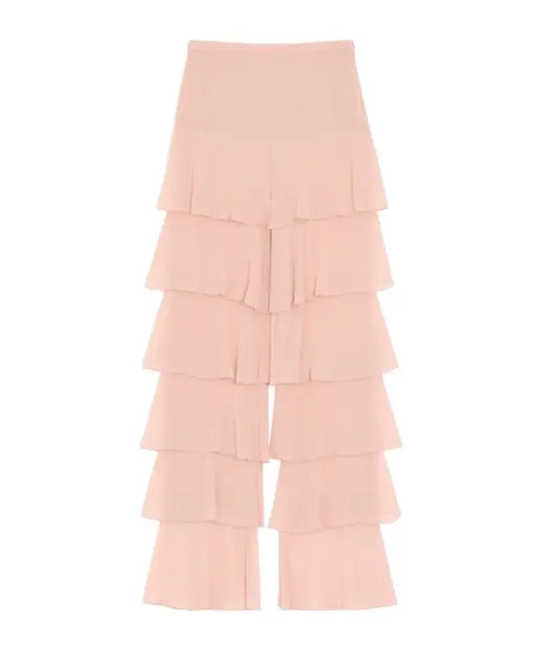 Valentino Garavani Tiered Wide-leg Pants - No