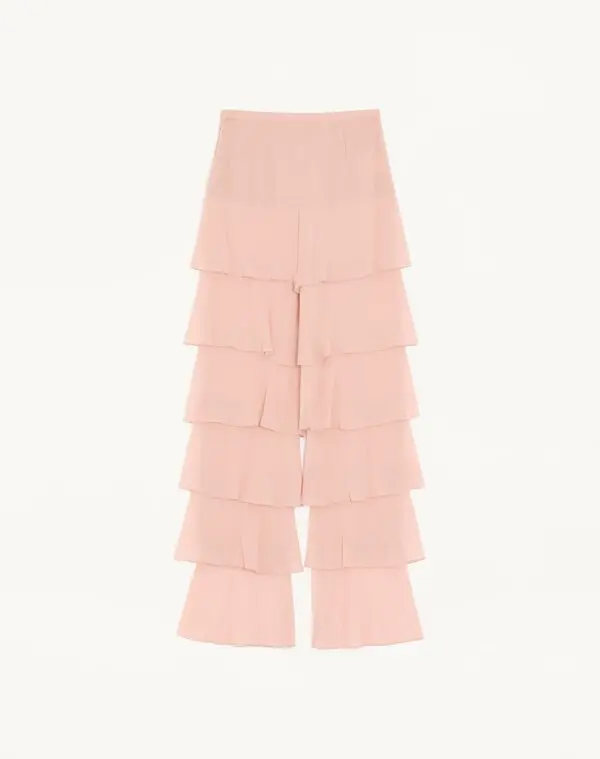 Valentino Garavani Tiered Wide-leg Pants - No