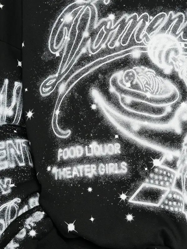 PDFCHANNEL Graphic-print Cotton Hoodie