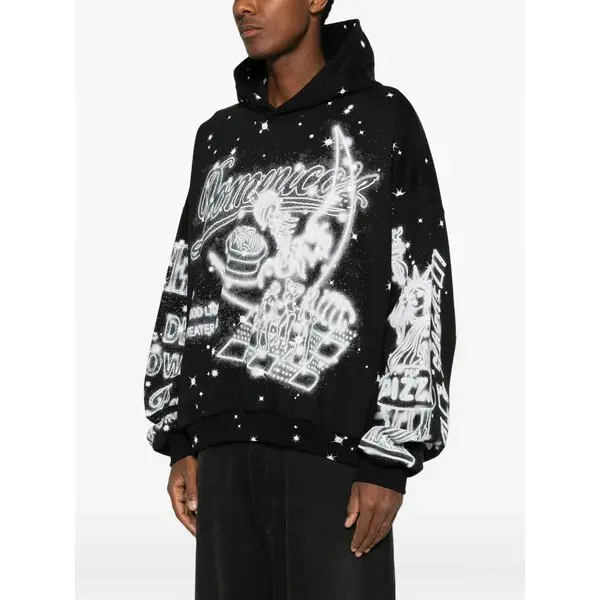 PDFCHANNEL Graphic-print Cotton Hoodie