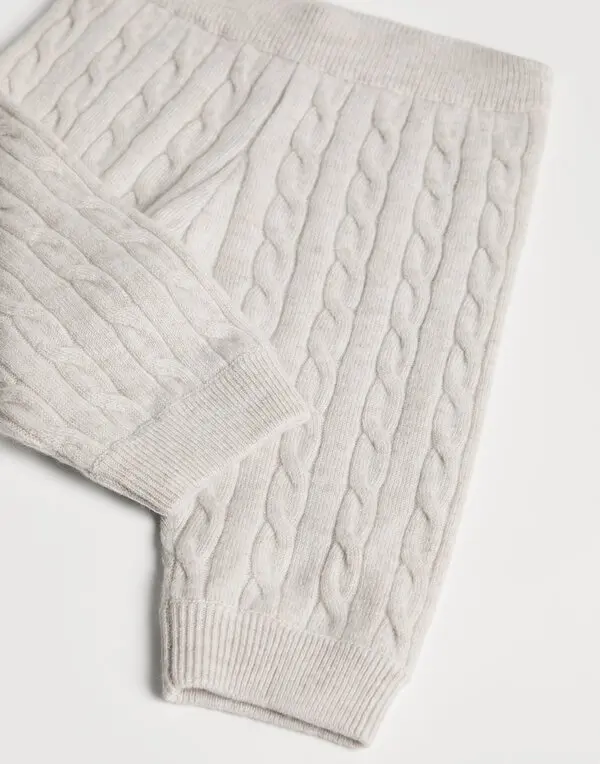 Brunello Cucinelli Cable-knit Trousers