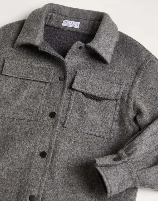 Brunello Cucinelli Pocket-detail Wool Over Shirt