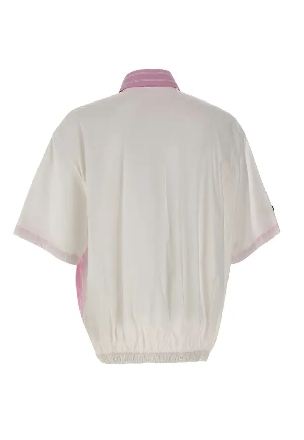 PDFCHANNEL Striped Colour-block Shirt