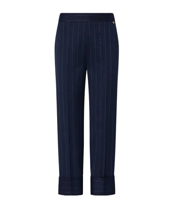 Liu Jo Pinstripe Cigarette Trousers