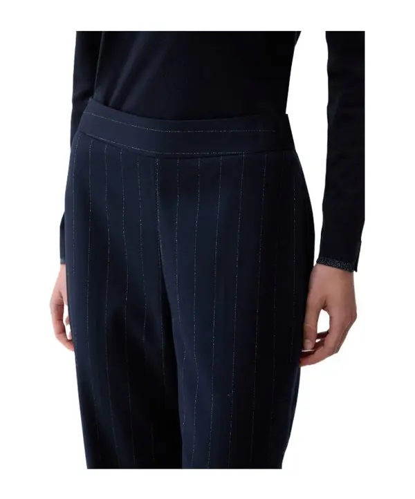 Liu Jo Pinstripe Cigarette Trousers