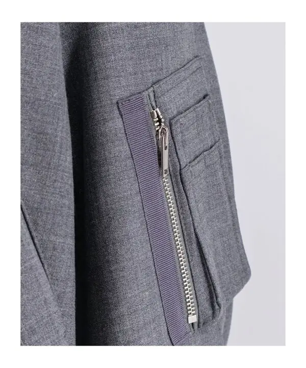 SEMICOUTURE Zip Pocket Bomber Jacket