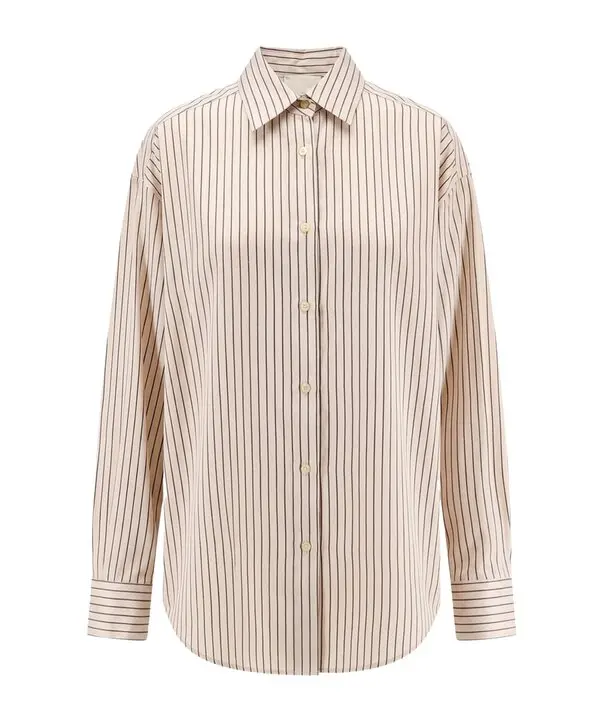 ALYSI Oversized Striped Shirt