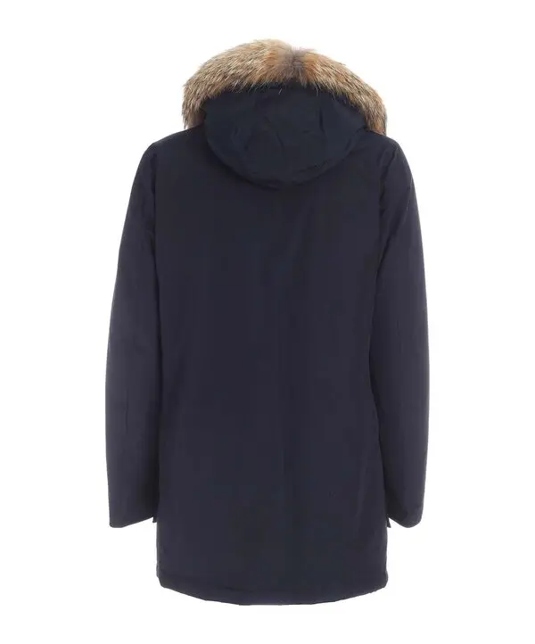 Woolrich Button-up Hooded Coat