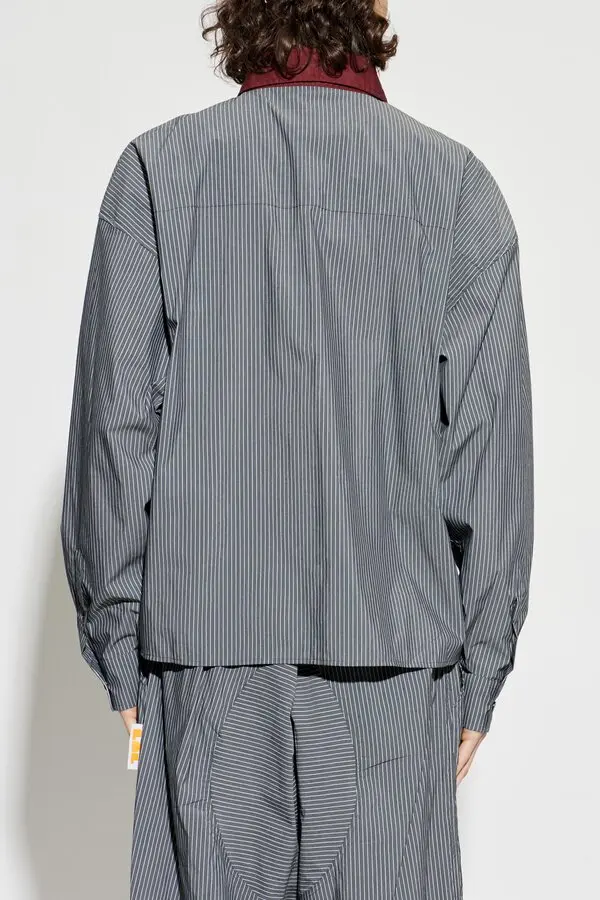 PDFCHANNEL Striped Embroidered Polo Shirt