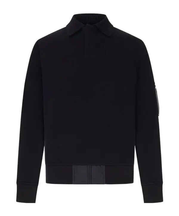Sacai Long-sleeve Polo Shirt