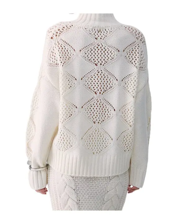 Liu Jo Turtleneck With Beads And Openwork