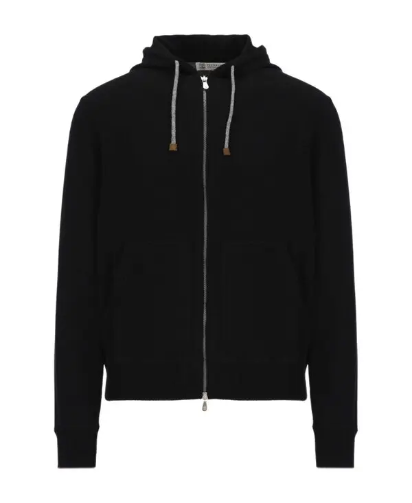 Brunello Cucinelli Hooded Sweatshirt-style Jumper - Black