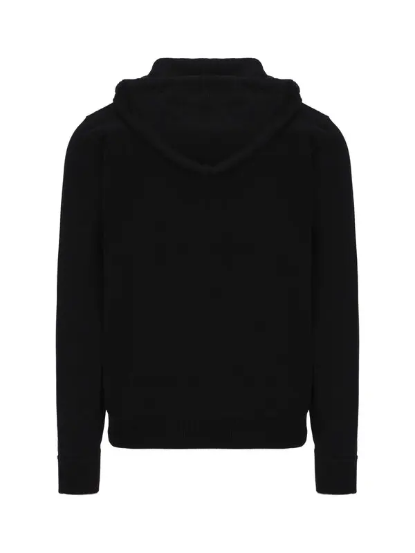 Brunello Cucinelli Hooded Sweatshirt-style Jumper - Black