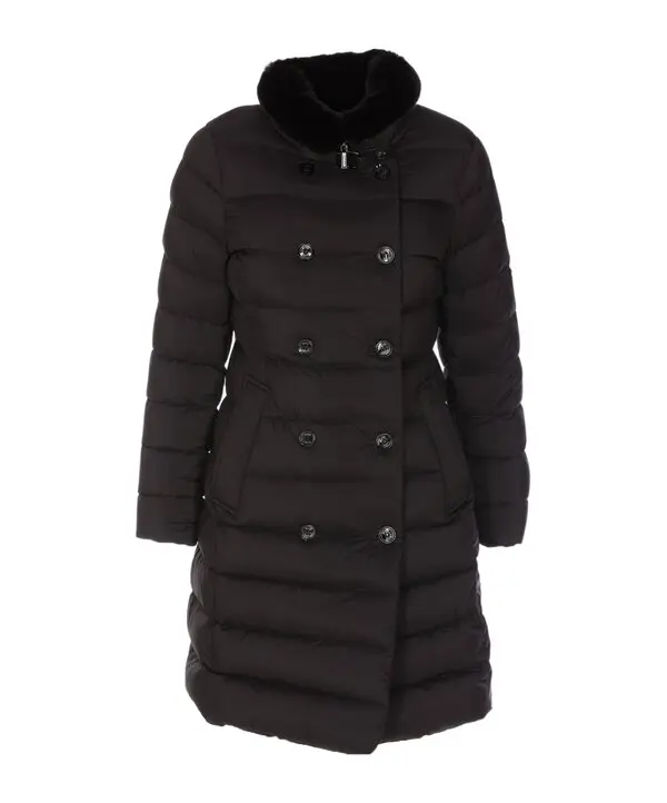 MOORER Longan High-neck Double-breasted Padded Coat