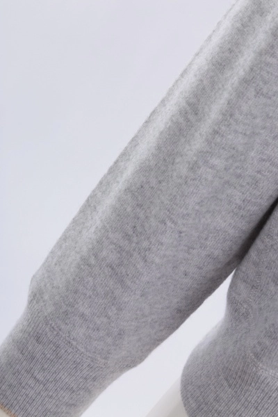 Brunello Cucinelli Cashmere Zip Up Hooded Jacket - Gray