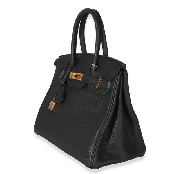 Hermès Togo Birkin Top Handle Bag - Black