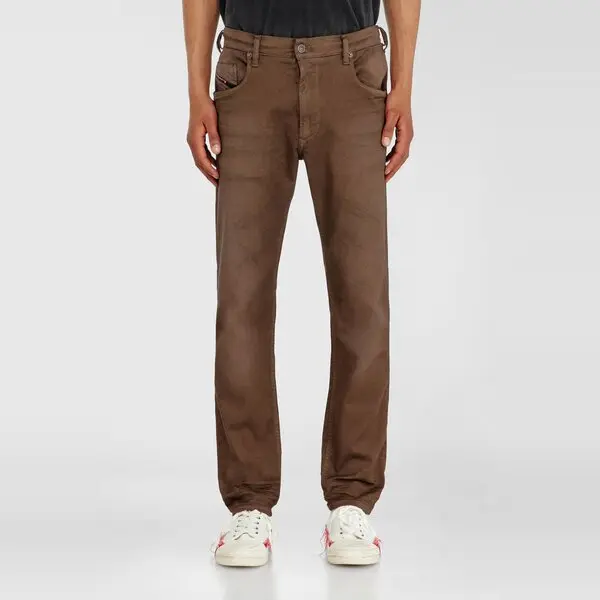 DIESEL® Regular Regular Waist 2032 D-krooley-bw Joggjeans, Colored, Elastic Waistband - Brown