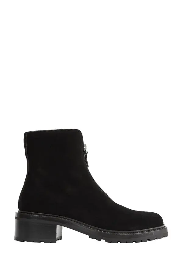 THE ROW Suede Hike Boot - Black