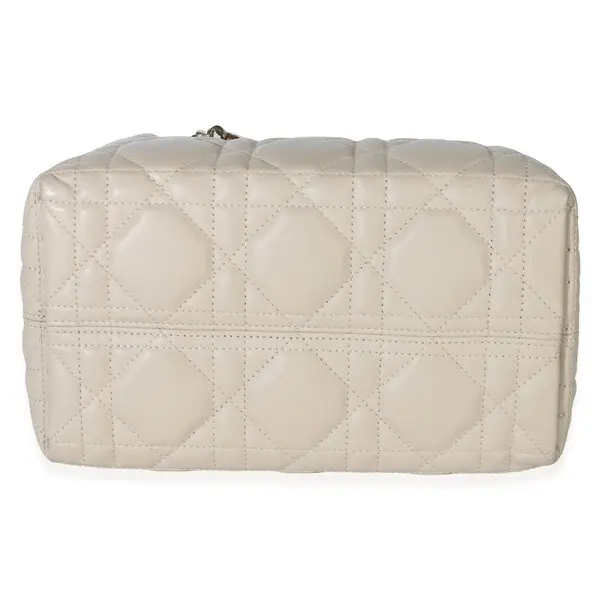 Dior Powder Macrocannage Calfskin Toujours Tote - Beige