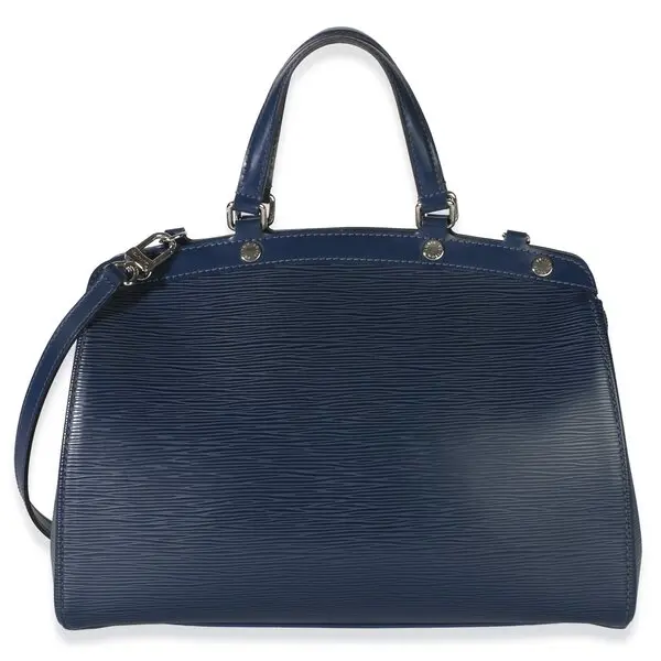 LOUIS VUITTON Navy Epi Brea Mm - Blue