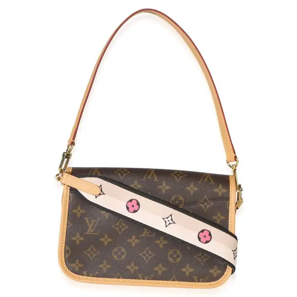 LOUIS VUITTON Monogram Canvas Diane Shoulder Bag - Brown