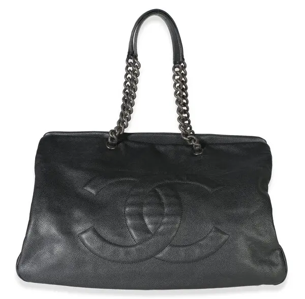 Chanel Caviar 31 Tote - Gray