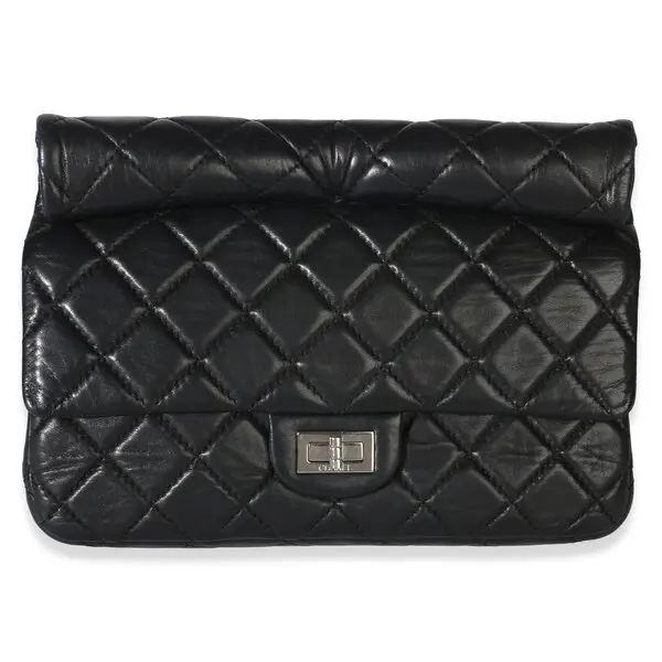 Chanel Quilted Lambskin Large 2.55 Reissue Roll Clutch