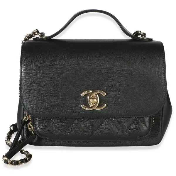 Chanel Quilted Caviar Business Affinity Bag