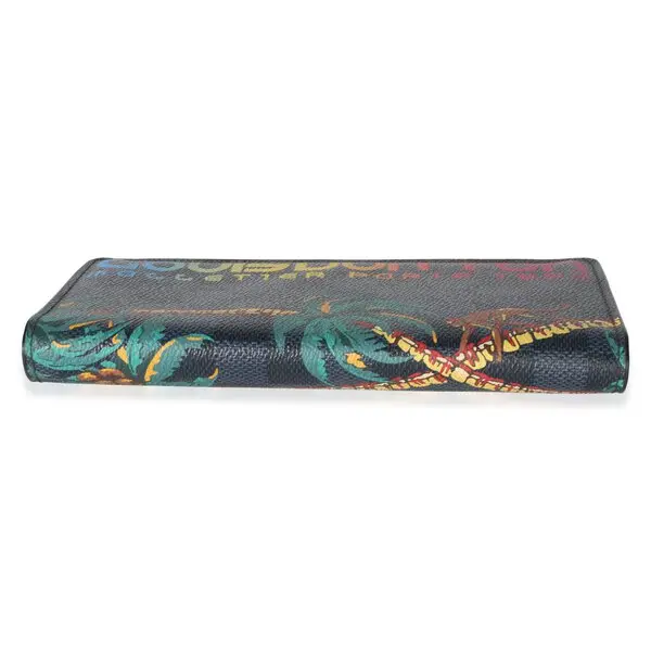 LOUIS VUITTON Damier Graphite Cobalt Canvas Jungle Brazza Wallet