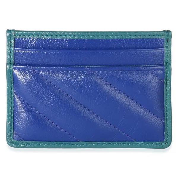 Gucci Matelasse Calfskin Torchon Marmont Card Case