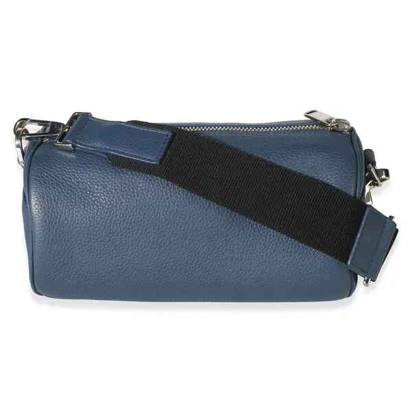 Dior Navy Cowhide Atelier Roller Pouch - Blue