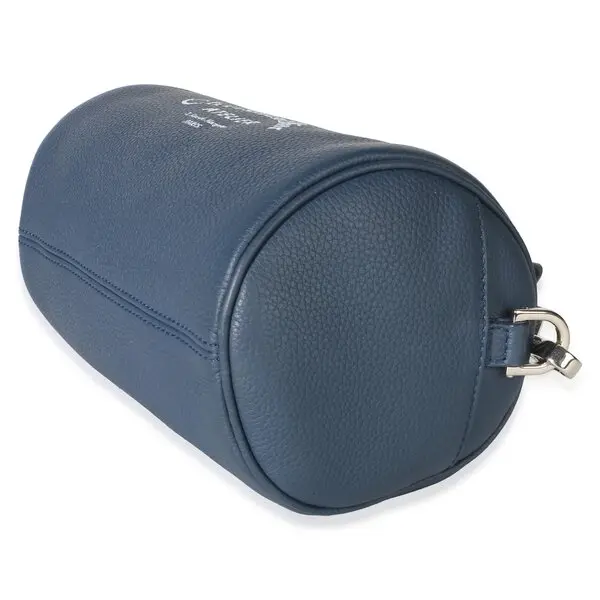 Dior Navy Cowhide Atelier Roller Pouch - Blue