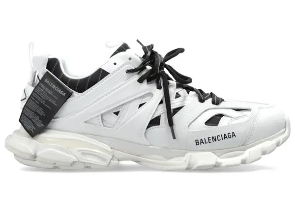 Balenciaga Track Shirt Sneakerin - White/black