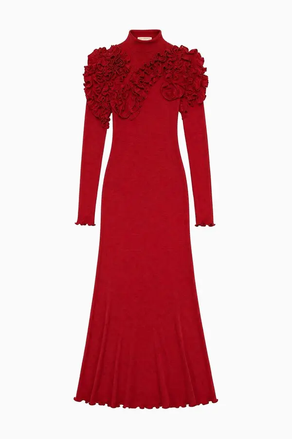 Ulla Johnson Solene Long Sleeve Jersey Dress