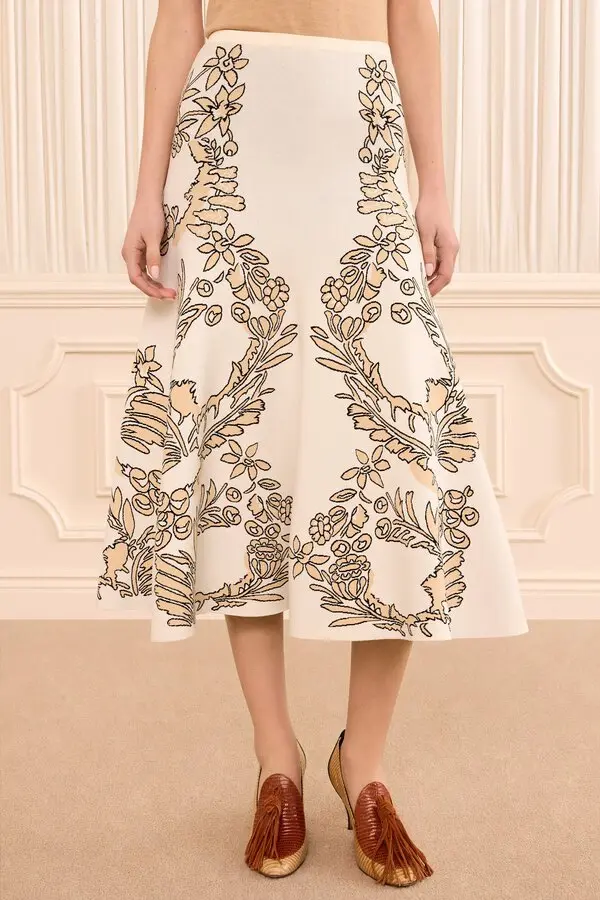 Ulla Johnson Athena Jacquard Skirt