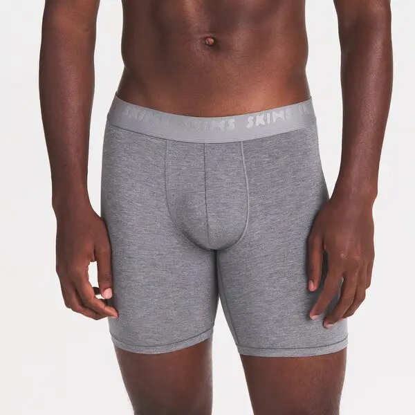 SKIMS 5" Boxer Brief 3 Pack | Grey | | Stretch