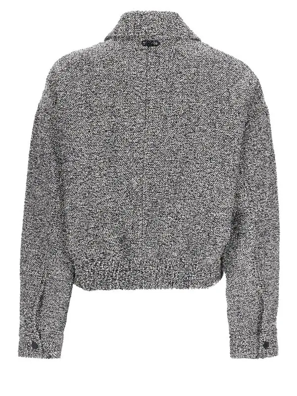 Michael Kors Giacca Bomber In Cotone Con Zip