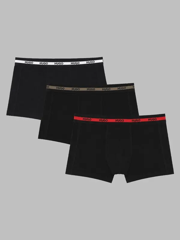 Hugo 3-pack Boxer Con Logo