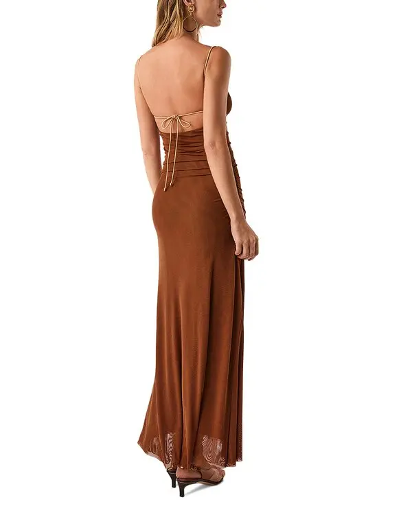 VIX PAULA HERMANNY Rumi Square Neck Maxi Dress