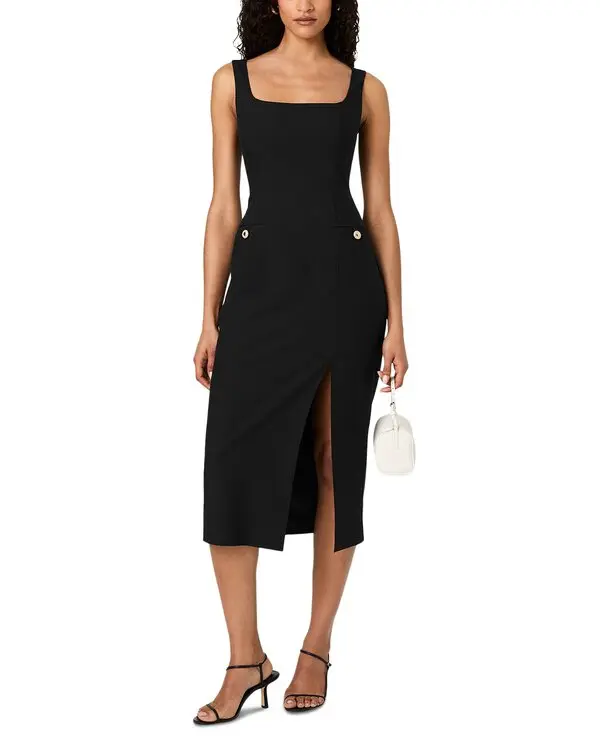 French Connection Kai Slit Front Dress