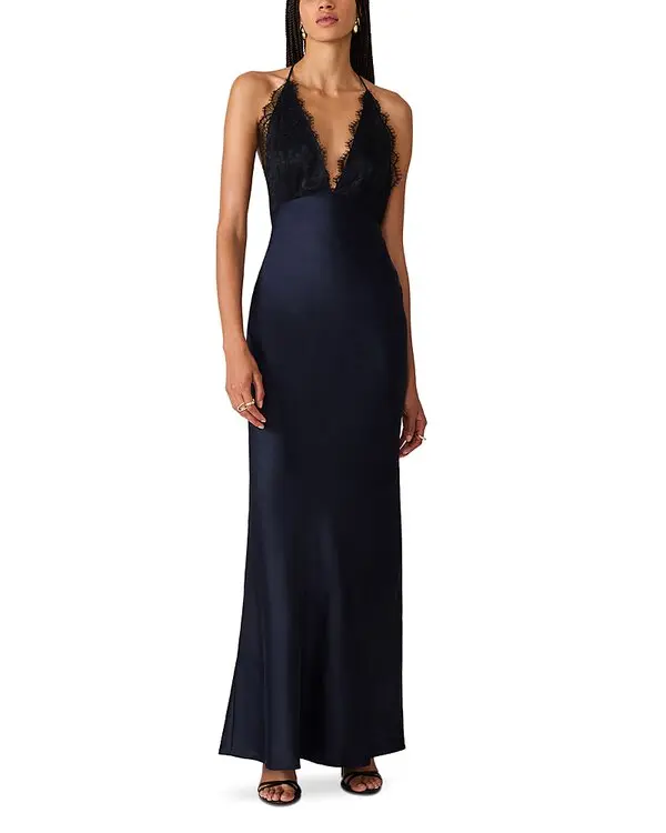 Steve Madden Phia Plunging Neck Gown