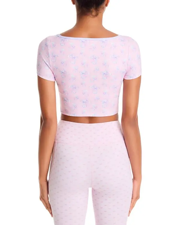 LoveShackFancy Lianelle Printed Crop Top