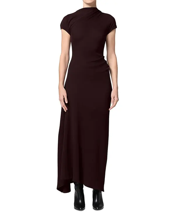 Citizens Of Humanity Kira Sculptural Dress - Chocolate
