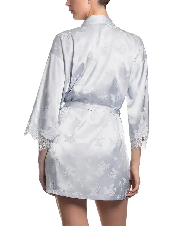 IN BLOOM BY JONQUIL Satin Jacquard Wrap Robe