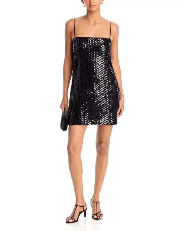 Ramy Brook Yvonne Embellished Mesh Dress