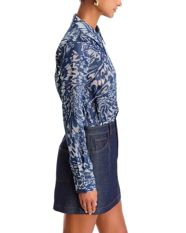 Ramy Brook June Mixed Media Dress