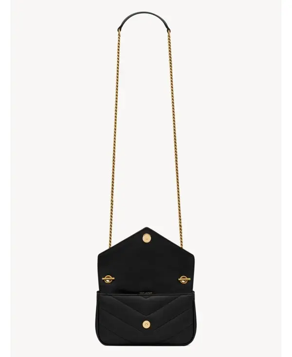 Saint Laurent Loulou Mini Shoulder Bag - Black