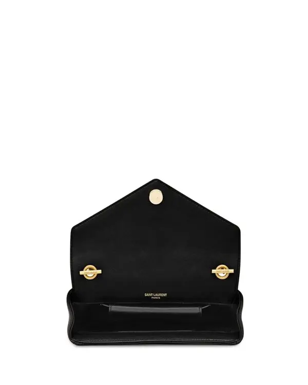 Saint Laurent Loulou Mini Shoulder Bag - Black